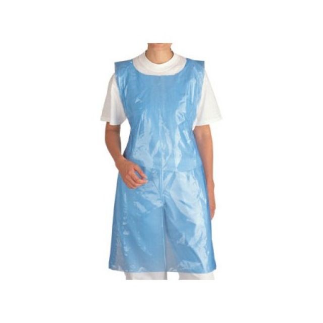 Disposable Plastic Aprons In 2 Colours 100 Flat Pack